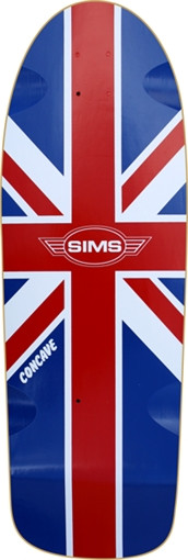 Sims Flagship Skateboard Deck-10X30 Blue Reissue | Boardparadise.com