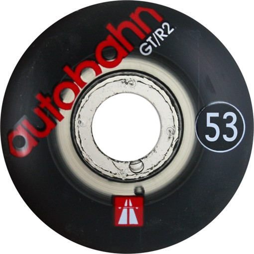 Autobahn Gt/R2 53Mm Blk/Clr Core Skateboard Wheels | Boardparadise.com