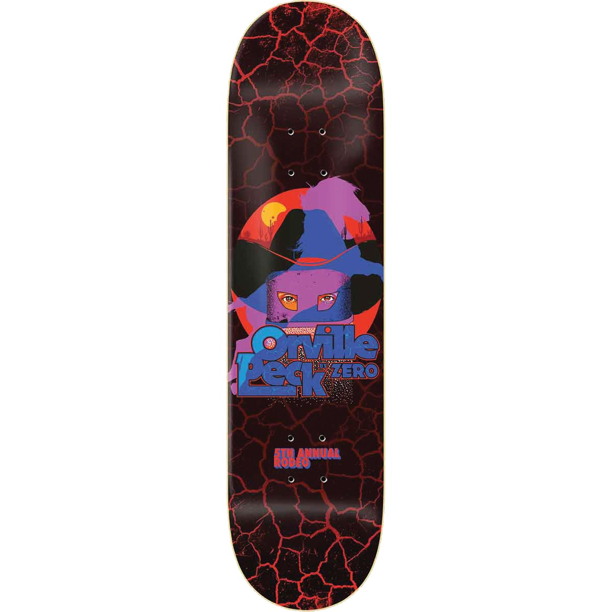 Zero Peck Rodeo Skateboard Deck Blue Red 8.25 | Boardparadise.com