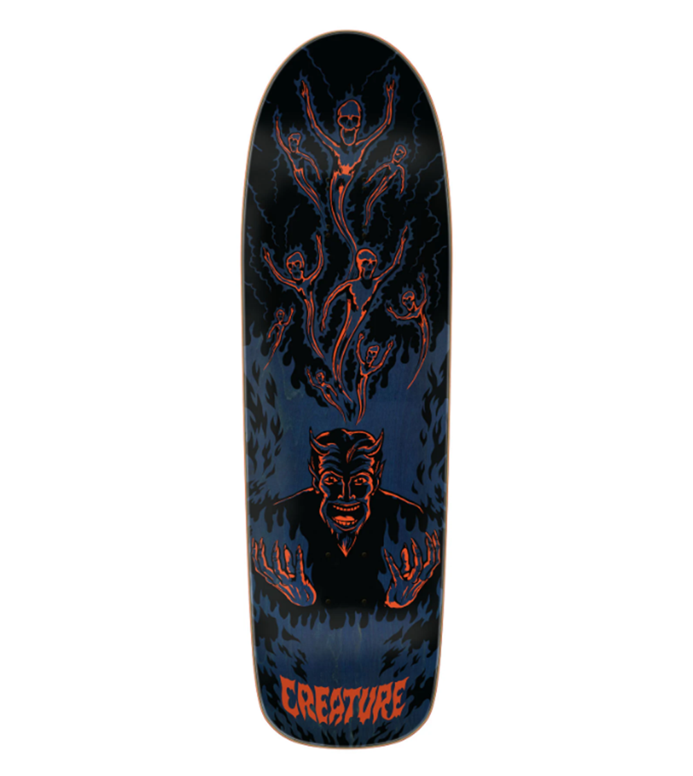 Creature Hell Skateboard Deck Blue Black 9.3X31.925 | Boardparadise.com
