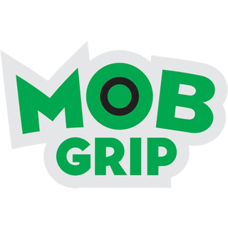 Mob Logo Sticker Med White Green 3.25 Inch | Boardparadise.com