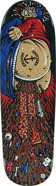Shipyard Krasauskas Poop Skateboard Deck Skateboard Deck-9.3X32.25 ...