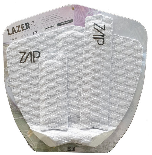 Zap Lazer Full Set Traction Pad Arch Bar Combo White | Boardparadise.com