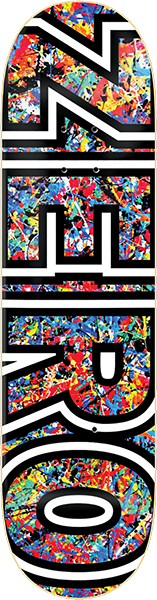 Zero Brockman Splatter Bold Skateboard Deck-8.0 | Boardparadise.com