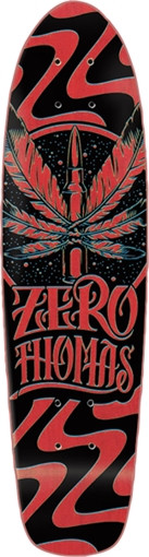 Zero Thomas Flashback Cruiser Skateboard Deck Red-7X26.5 ...