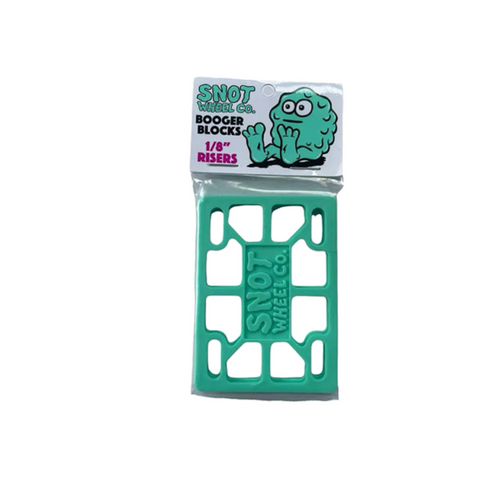 Snot Booger Blocks Riser Set Teal 1/8Inch | Boardparadise.com