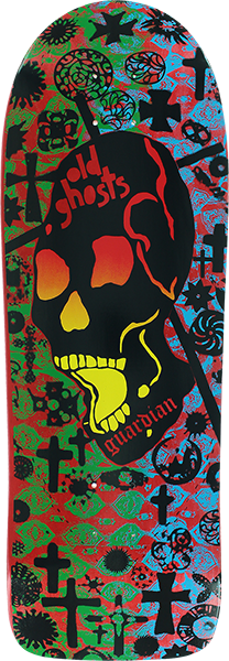 Vision Old Ghost Mc Skateboard Deck10x30.25 Red/Blu/Grn | Boardparadise.com