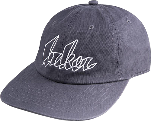 Baker Cursive Hat Adj-Dark Grey | Boardparadise.com