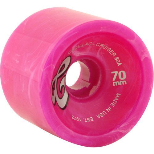 Cadillac Cruiser Wheels Set Pink Marble 70Mm/80A | Boardparadise.com