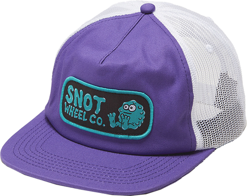 Snot Logo Patch Trucker Hat Purple | Boardparadise.com