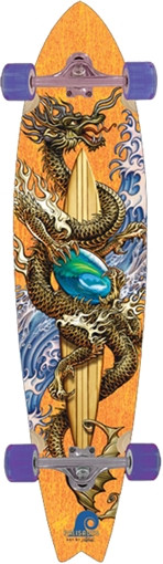 Palisades Dragon Stick Skateboard Complete-9.5X38 Rietveld ...