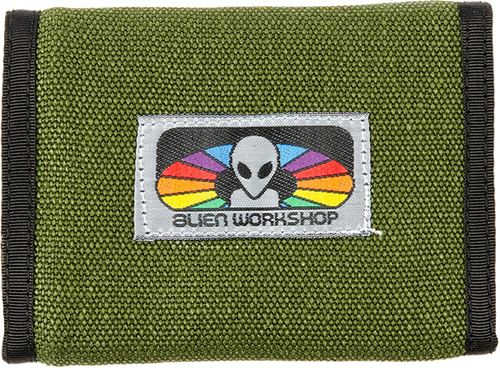 Alien Workshop Spectrum Bifold Wallet Flap Moss Green | Boardparadise.com