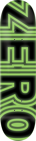 Zero Bold Gitd Skate Deck-8.0 Blk/Glow | Boardparadise.com