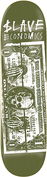 Slave Econo$Lave 2021 Skateboard Deck-8.75 Army | Boardparadise.com