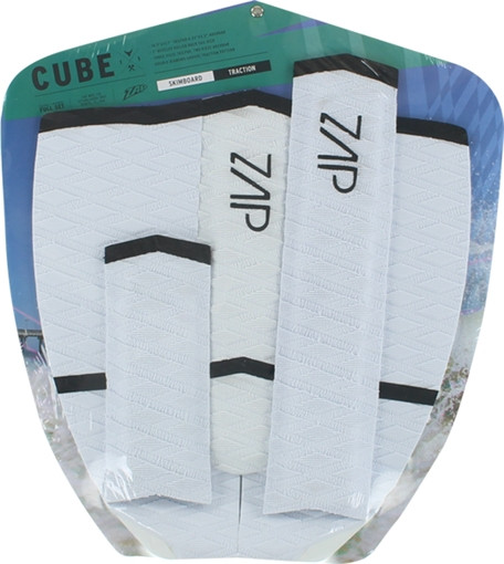 Zap Skimboard Cube Tail/Arch Bar Set Wht/Blk | Boardparadise.com