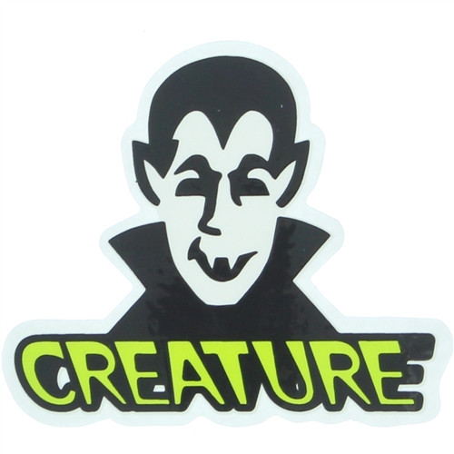 Creature Vamp Decal Sticker Black Green 3X2.62 | Boardparadise.com