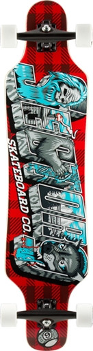 Sector 9 Mini Shaka Ii Red Complete-9.75X40.25 Plat. | Boardparadise.com
