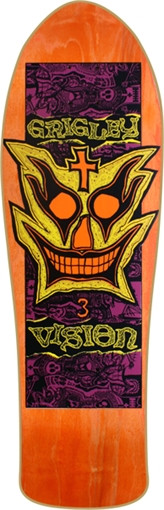 Vision Og Grigley Iii Skateboard Deck-9.75X31 Orange | Boardparadise.com