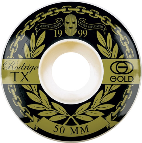 Gold Rodrigo Tx Laurels 50Mm Skateboard Wheels | Boardparadise.com