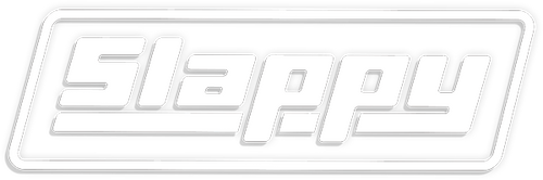 Slappy Og Logo Die-Cut Decal Single White | Boardparadise.com