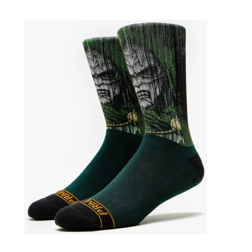 Primitive Marvel Dr Doom Socks Green Onesize | Boardparadise.com