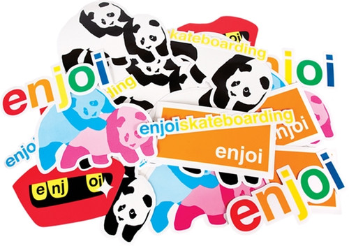 Enjoi Panda 25 Pack Stickers Assorted | Boardparadise.com