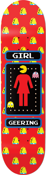 Girl Geering Pac-Man Skateboard Deck-8.5 | Boardparadise.com