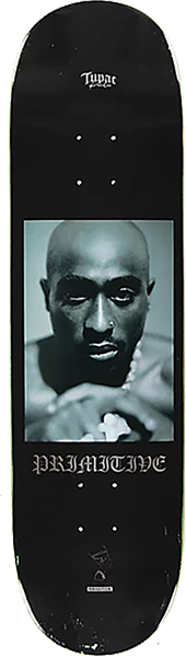 Primitive Tupac Royalty Skate Deck-8.5 Black | Boardparadise.com
