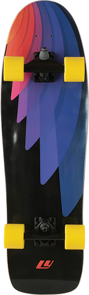 Landyachtz Surf Life Wing Skateboard Complete 9.5X31.6 | Boardparadise.com