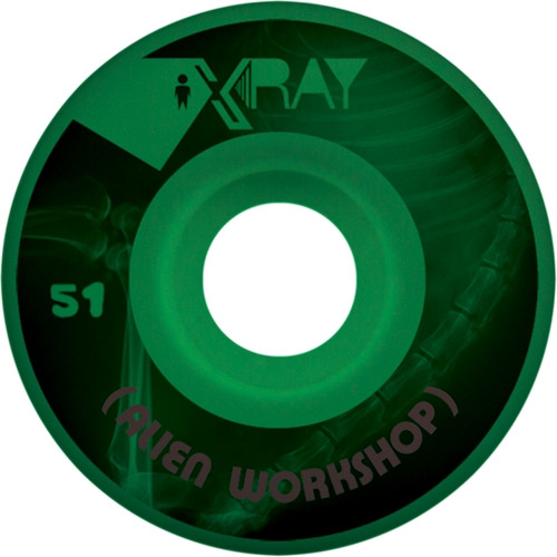 Alien Workshop Xray Srs Logo 51Mm Glow Skateboard Wheels | Boardparadise.com