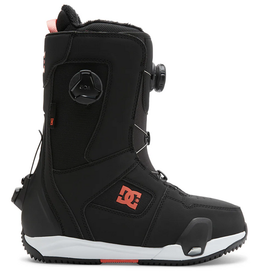 Dc Phase Boa Pro Step On Snowboard Boots Womens 2025 Black Hot Coral ...