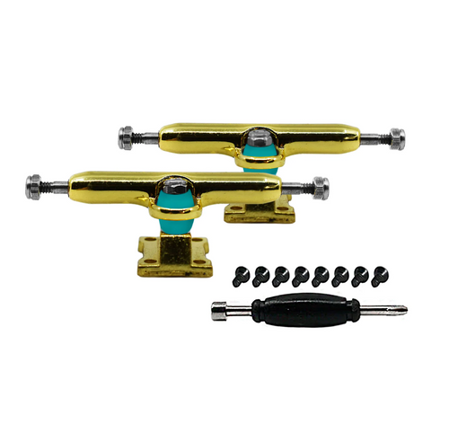 Teak Prodigy Gen1 Pro Fingerboard Trucks Gold 32Mm Set | Boardparadise.com