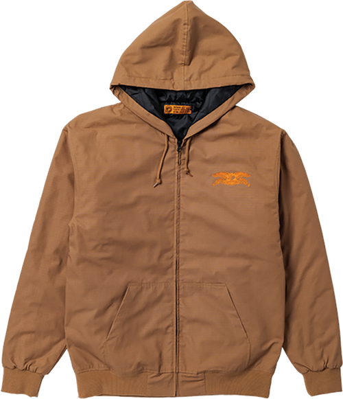 Anti Hero Basic Eagle Ripstop Hood Jacket Large Brown | Boardparadise.com