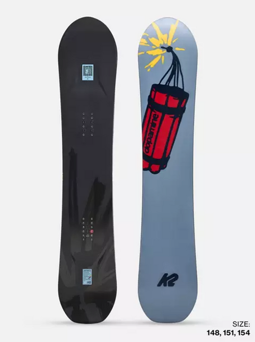 K2 Antidote Snowboard 2026 Grey 158 Wide | Boardparadise.com