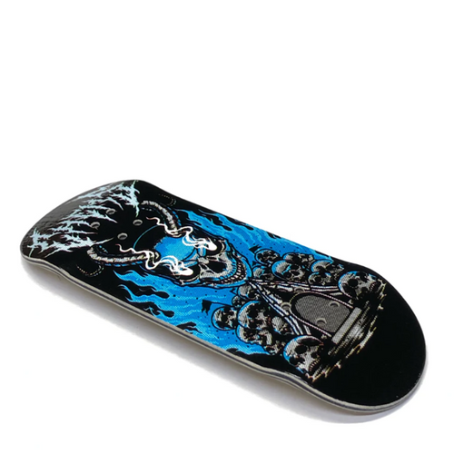 Chems Grave Watcher Fingerboard Deck Blue Mid Pro 37Mm Popsicle ...