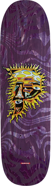 Primitive Dirty P Sun Skateboard Deck-8.62 Purple | Boardparadise.com