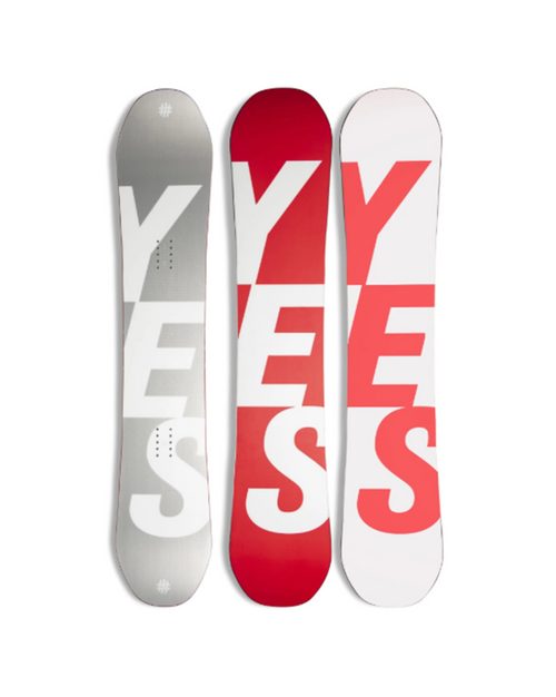 Yes Basic Snowboard 2026 Grey White 155 | Boardparadise.com