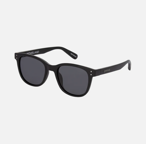 Carve Homeland Polarized Sunglasses Matt Black Grey | Boardparadise.com