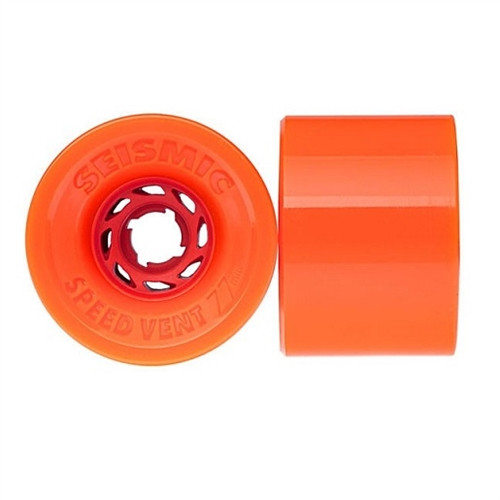 Seismic Speed Vent Wheels Set Orange 77Mm/78A | Boardparadise.com