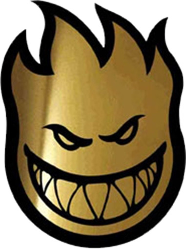 Spitfire Fireball Fort Knox Lg Decal Sticker Single | Boardparadise.com