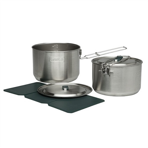 Stanley Adventure 2 Pot Prep Cook Set Stainless 2.3L | Boardparadise.com