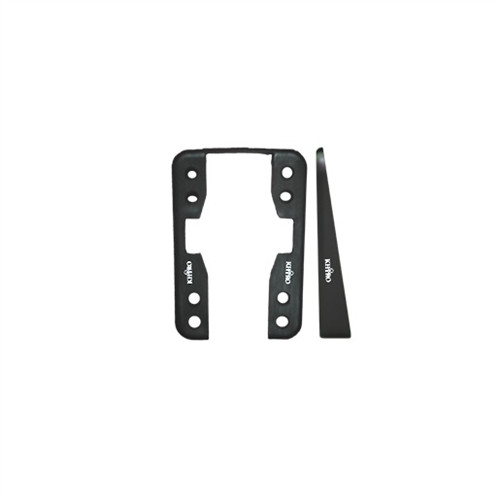 Khiro Drop-Thru Angled Riser Set 80A Black .5 / .25 | Boardparadise.com