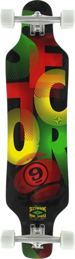Sector 9 Mini Shaka Iii Rasta Skateboard Complete-9.7X40.25 Plat ...