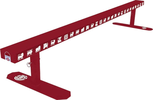 Element 6' Flatbar Grind Skate Rail Prismatic Red | Boardparadise.com