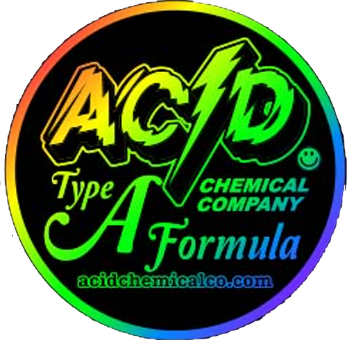 Acid Circle Type A Holograph Sticker Single | Boardparadise.com