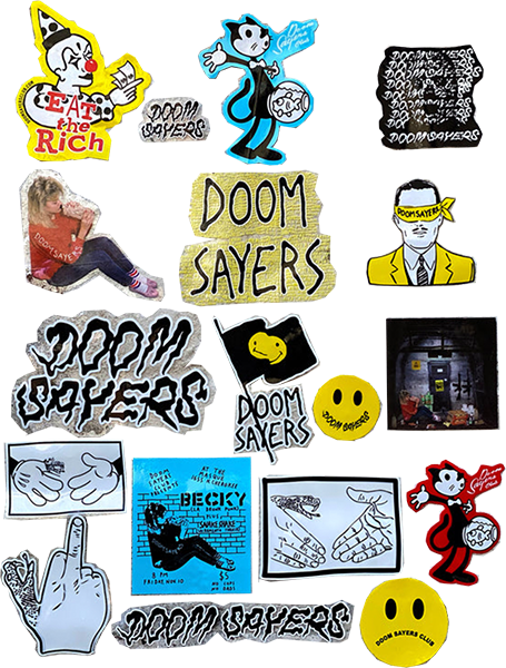 Doom Sayers 11/Pack Assorted Stickers | Boardparadise.com