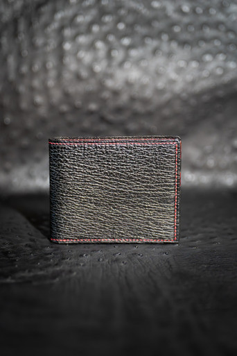 Genuine Shark Skin Bifold Wallet