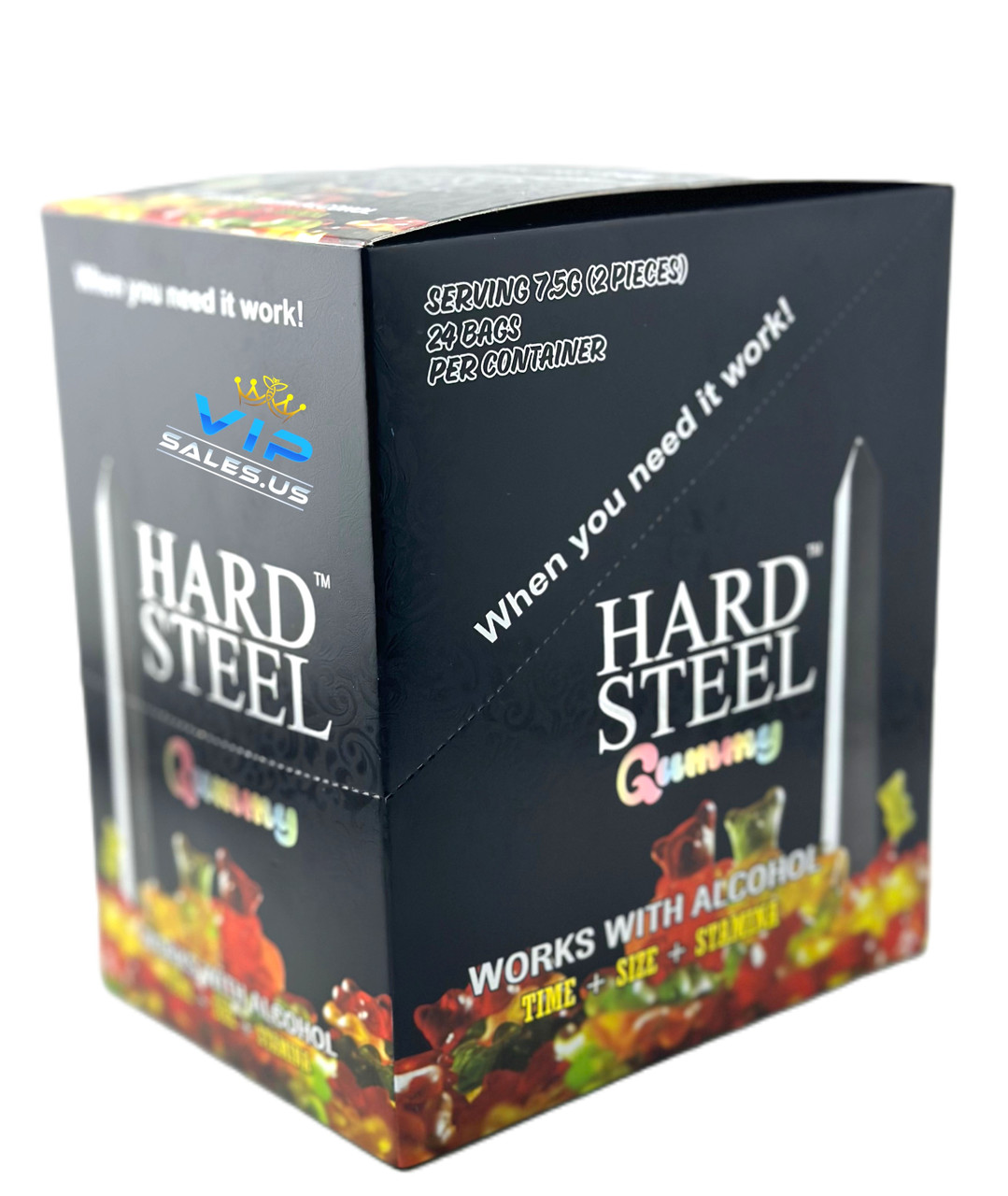 Hard Steel Gummy 24CT – Best Male Enhancement Gummies for Performance