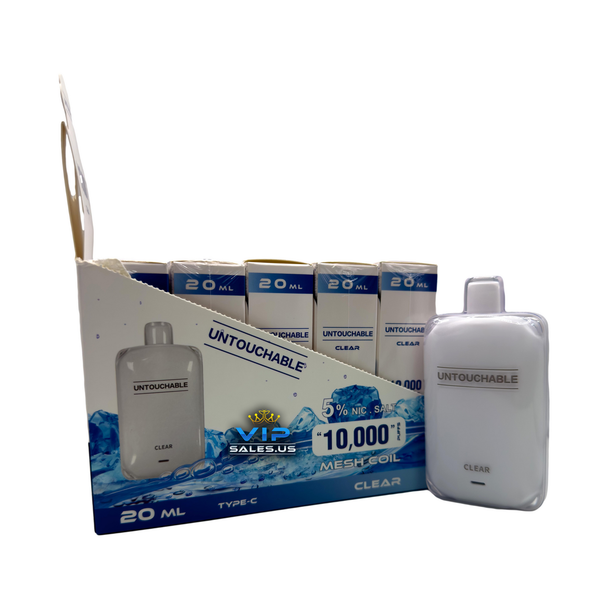 Untouchable Clear Disposable Vape 10,000 Puffs - Vipsales