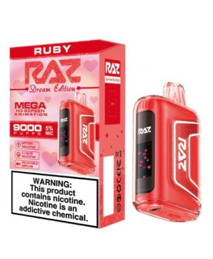 RAZ TN9000 Disposable Vape 9000 Puffs 5CT-Ruby - Vipsales